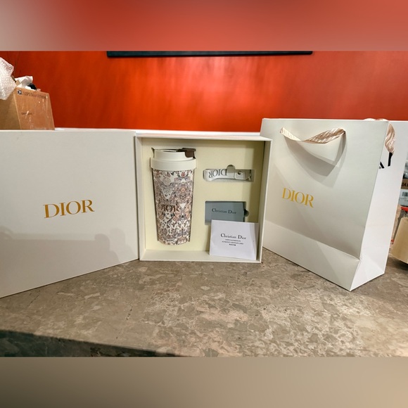 Dior | Accessories | Christian Dior Ceramic Butterfly Travel Mug ...